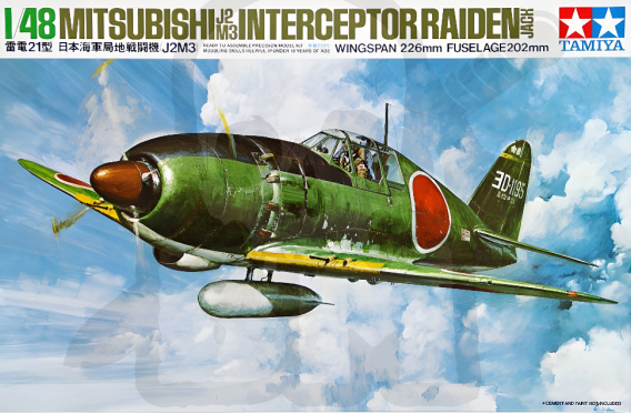 Battle-Models > 1:48 Tamiya 61018 Mitsubishi J2M3 Interceptor Raiden - Jack